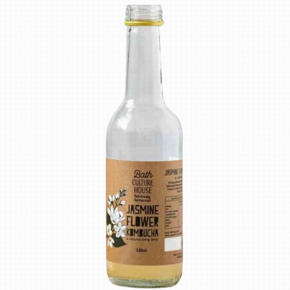 Bath Culture House Jasmine Flower Kombucha 500ML - Earthfare Eco Supermarket